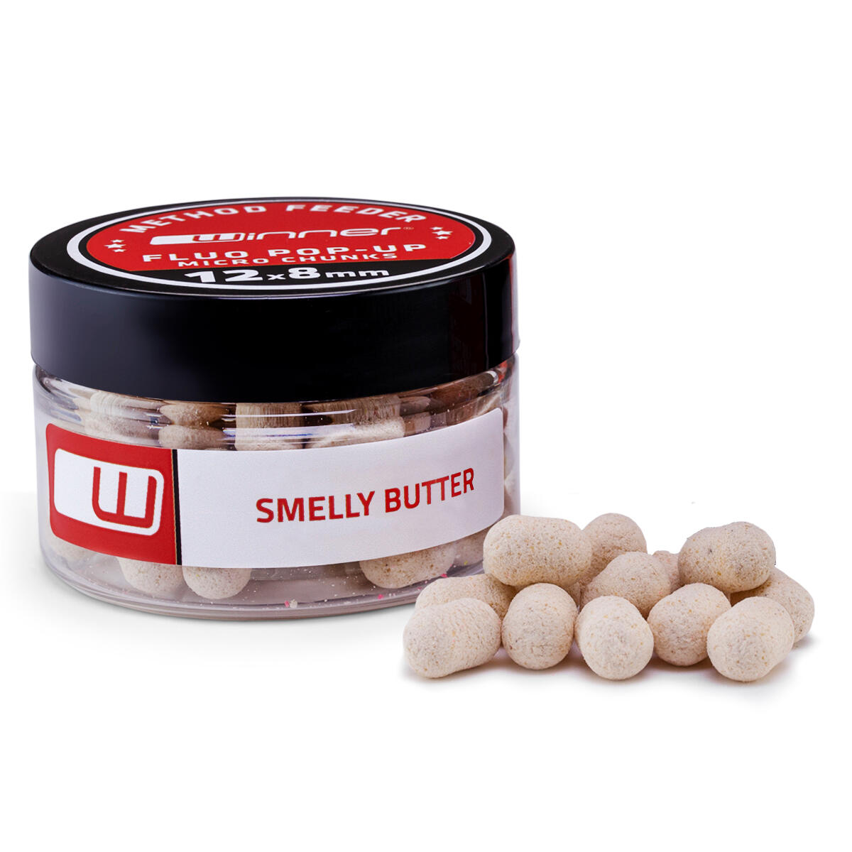 Micro Fluo Chunks Method/Feeder Baits Fraise Suprême 20g TANDEM BAITS ...