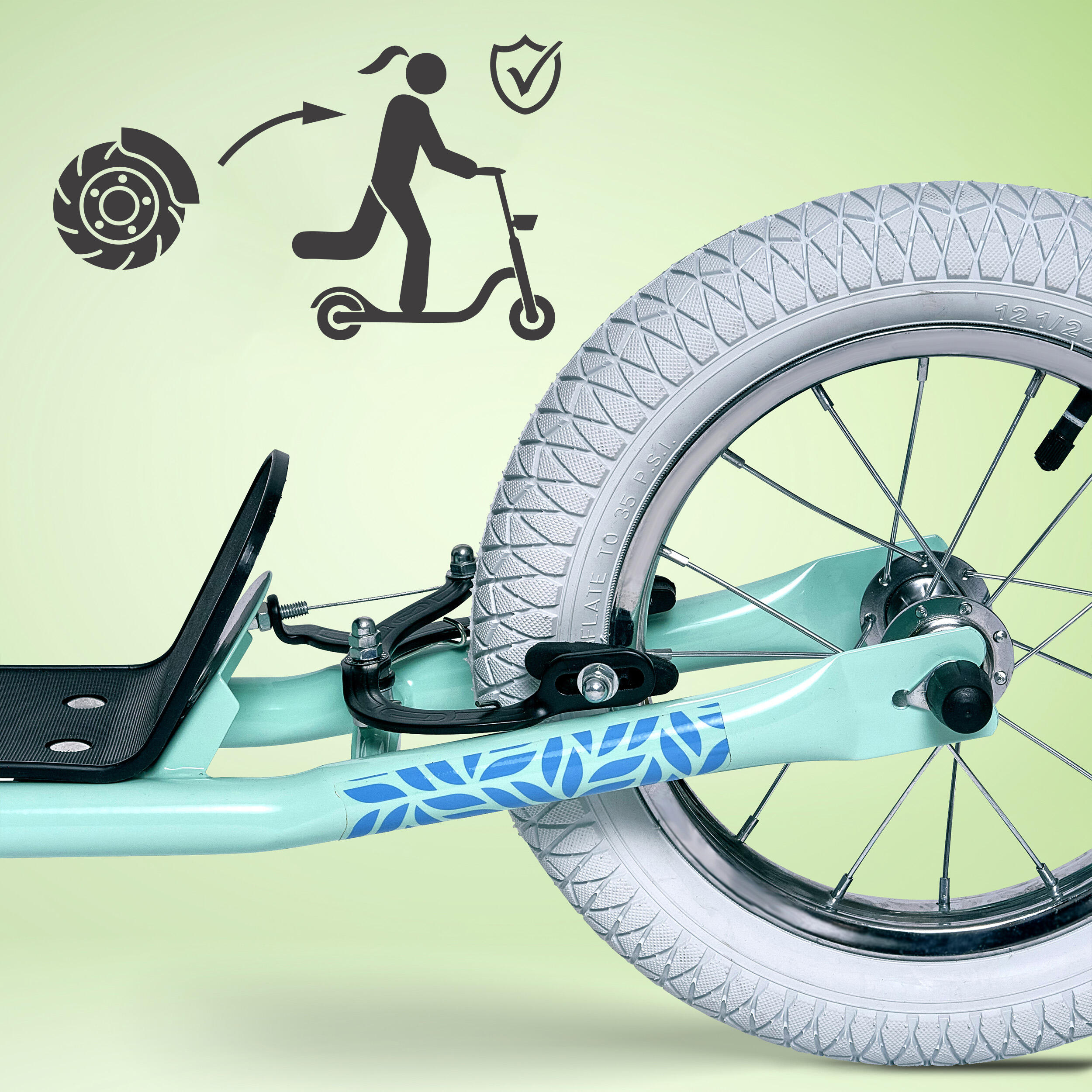 Apollo Retro Step Paradise – 12,5" luchtbanden voor kinderen en tieners | Decathlon