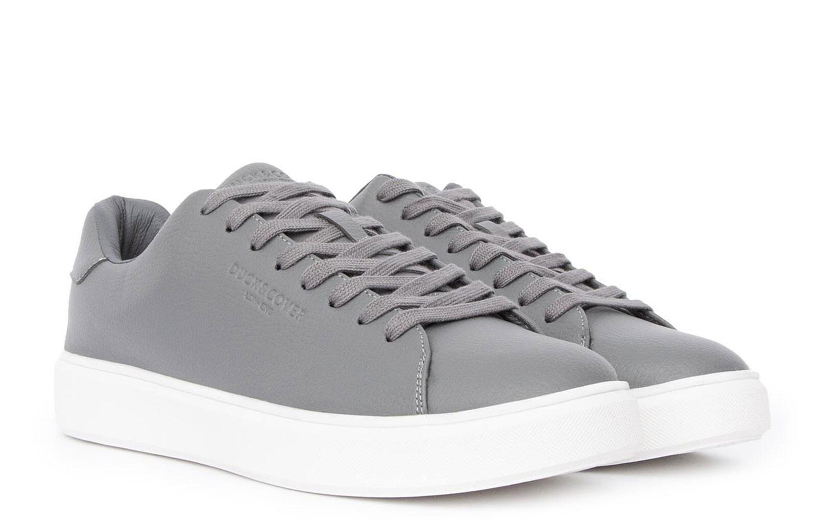 Duck And Cover Kremes Men's Trainers — PU Leather-Look Upper, Spare ...