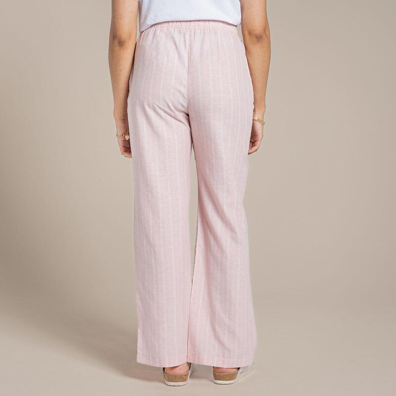 CRAGHOPPERS Laurestine — Pantalon ample lin/coton avec traitement anti ...