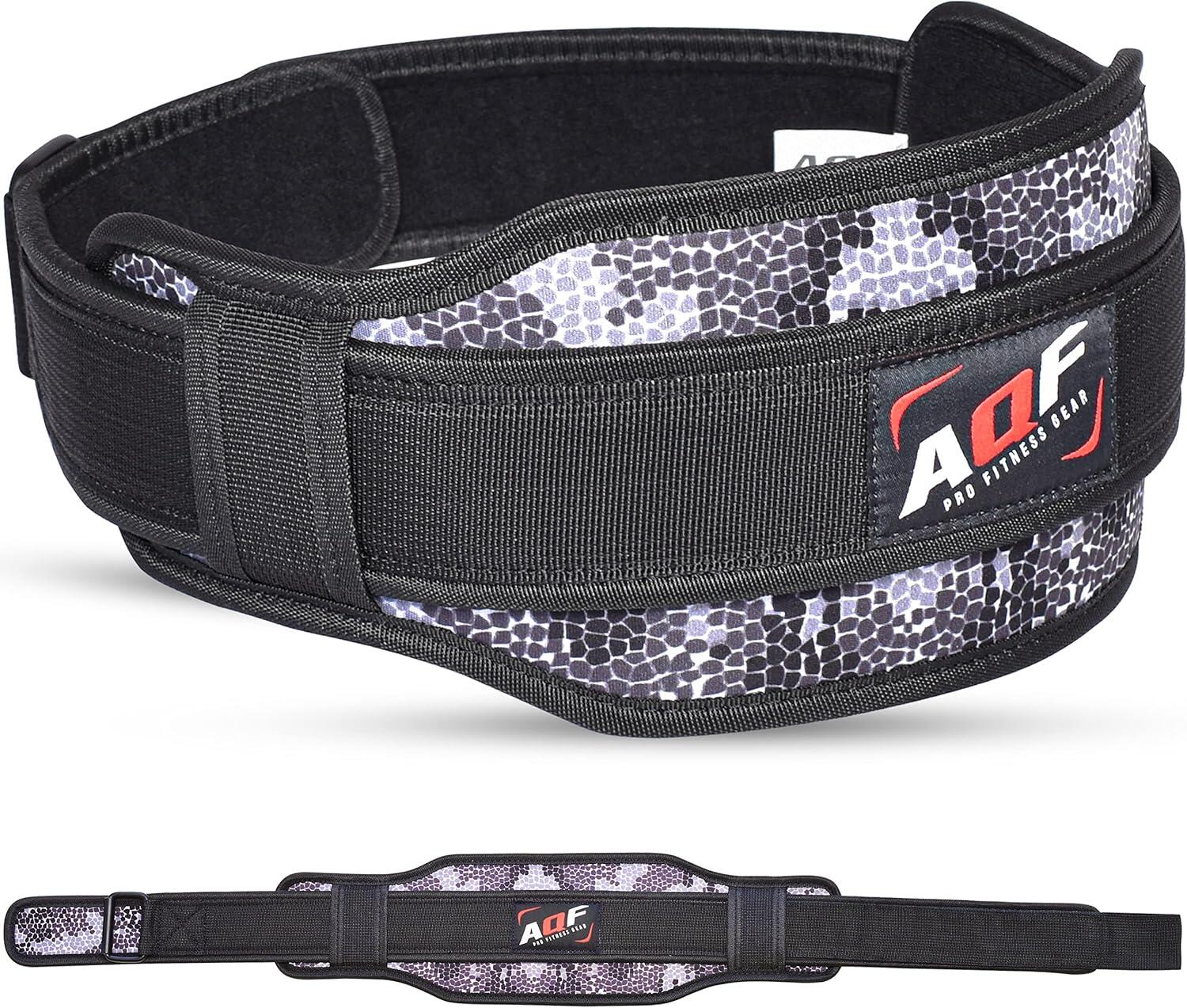 AQF Neoprene Weightlifting Belt, 5.5" back lifting support for fitness ...