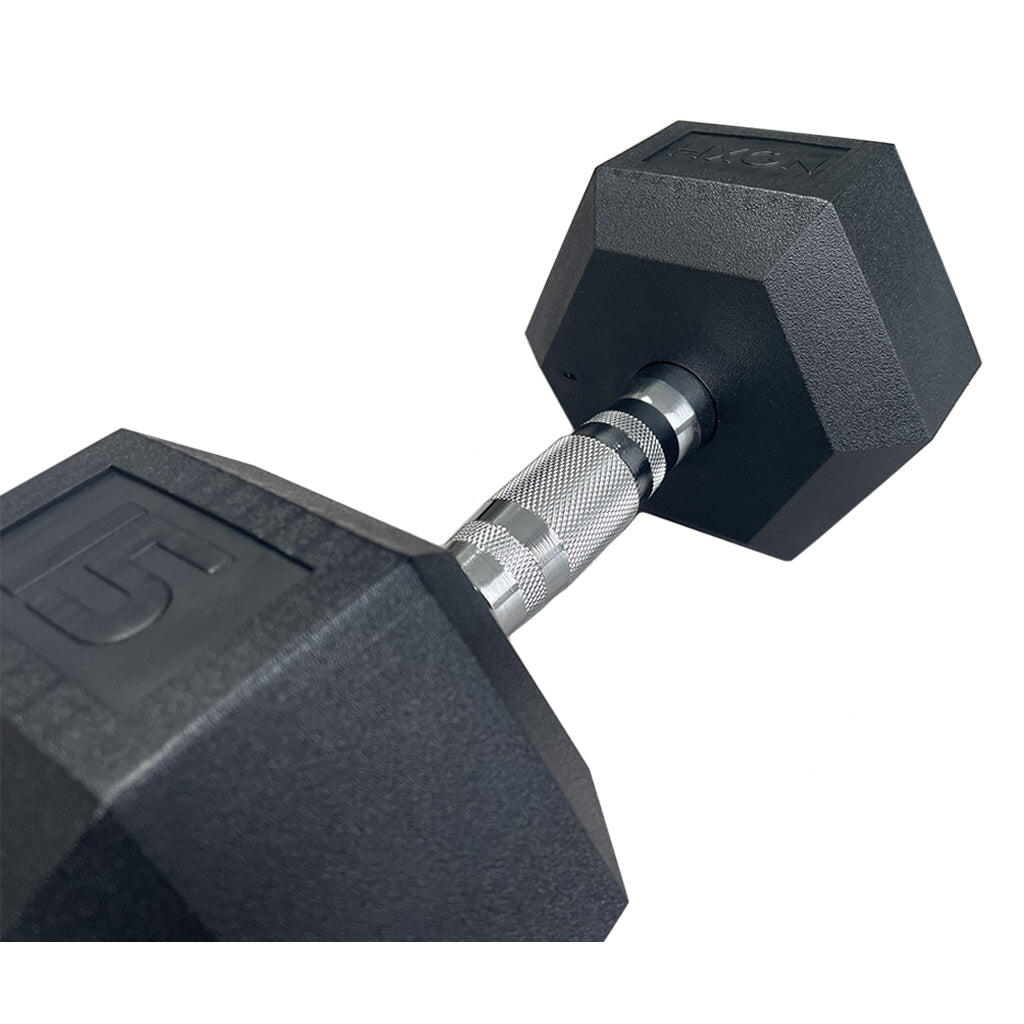 HXGN 2 x 15kg Pro Hex Dumbbells (Pair) HXGN | Decathlon