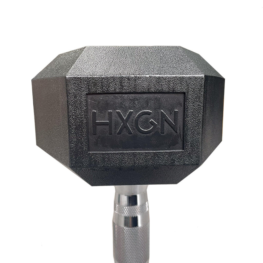 HXGN 2 x 15kg Pro Hex Dumbbells (Pair) HXGN | Decathlon
