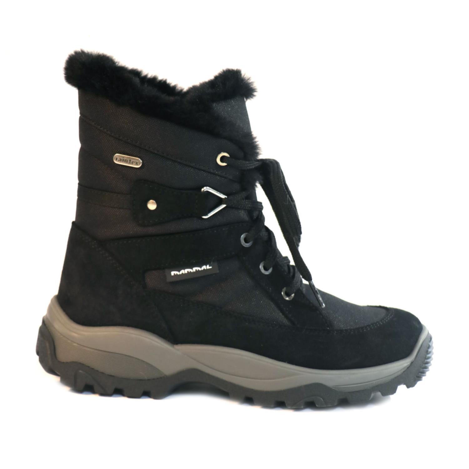 Iona Women's Insulated Winter Ankle Boots with Flip-over Ice Grips ...
