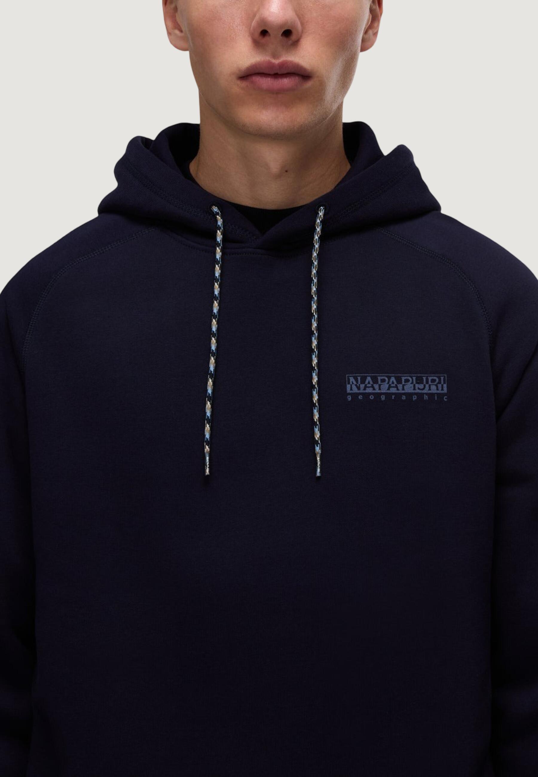 MEN'S sweatshirt B-BACK GRAPHIC H BLUE NAPAPIJRI | Decathlon