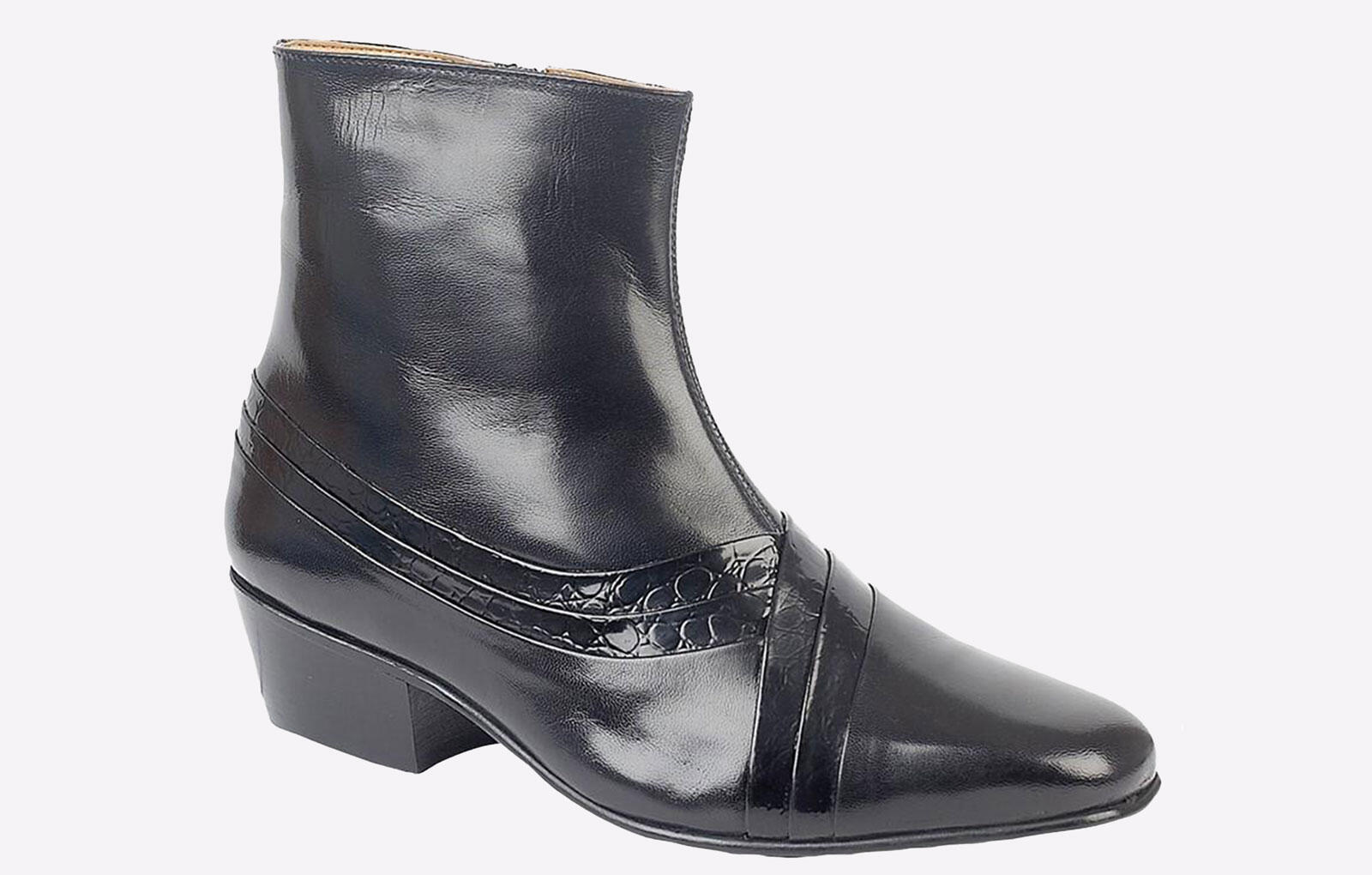 Montecatini Genoa Men's Leather Ankle Boot, Black ZFLEX | Decathlon