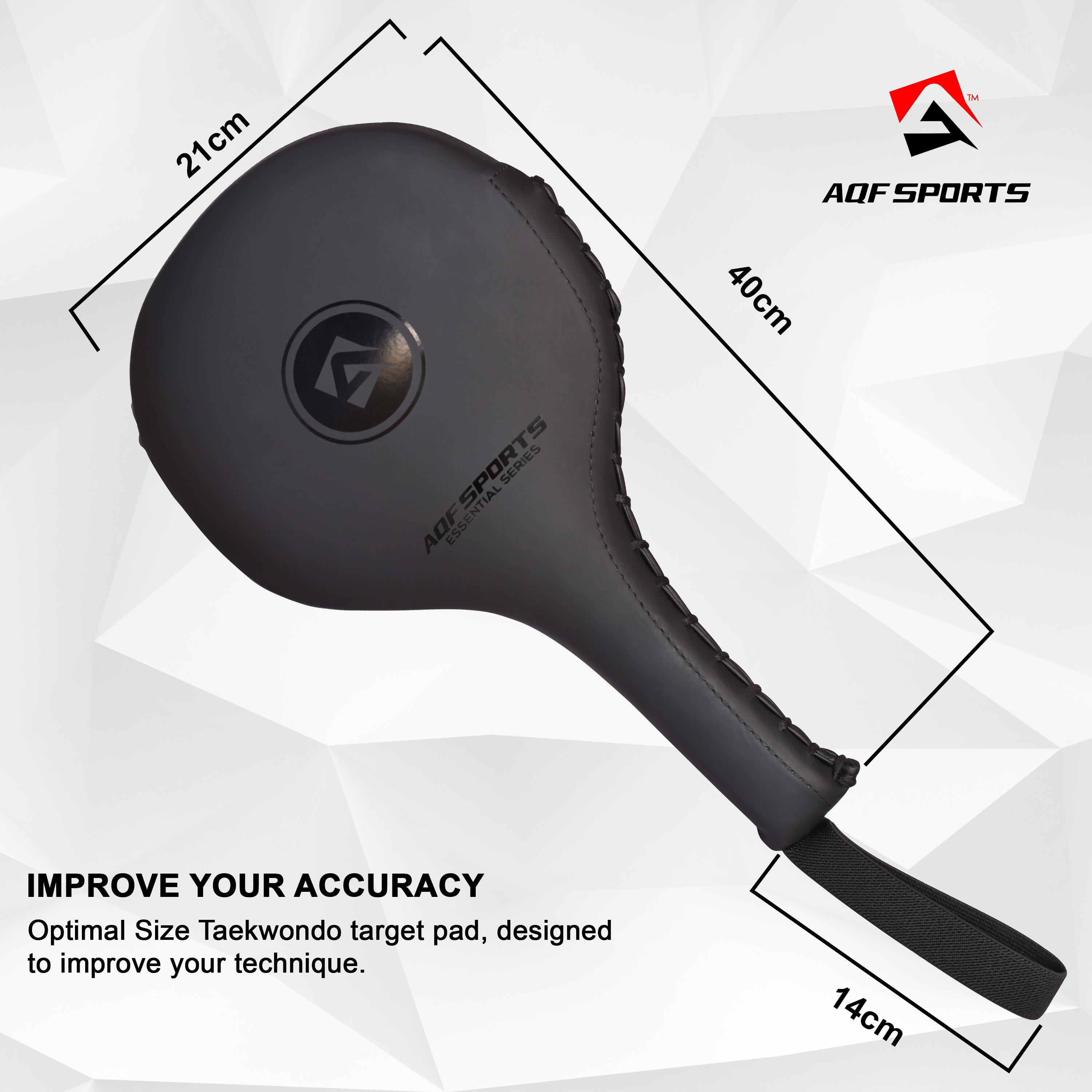 AQF Taekwondo Focus Target Pad Pair for Karate, Kickboxing, Boxing ...