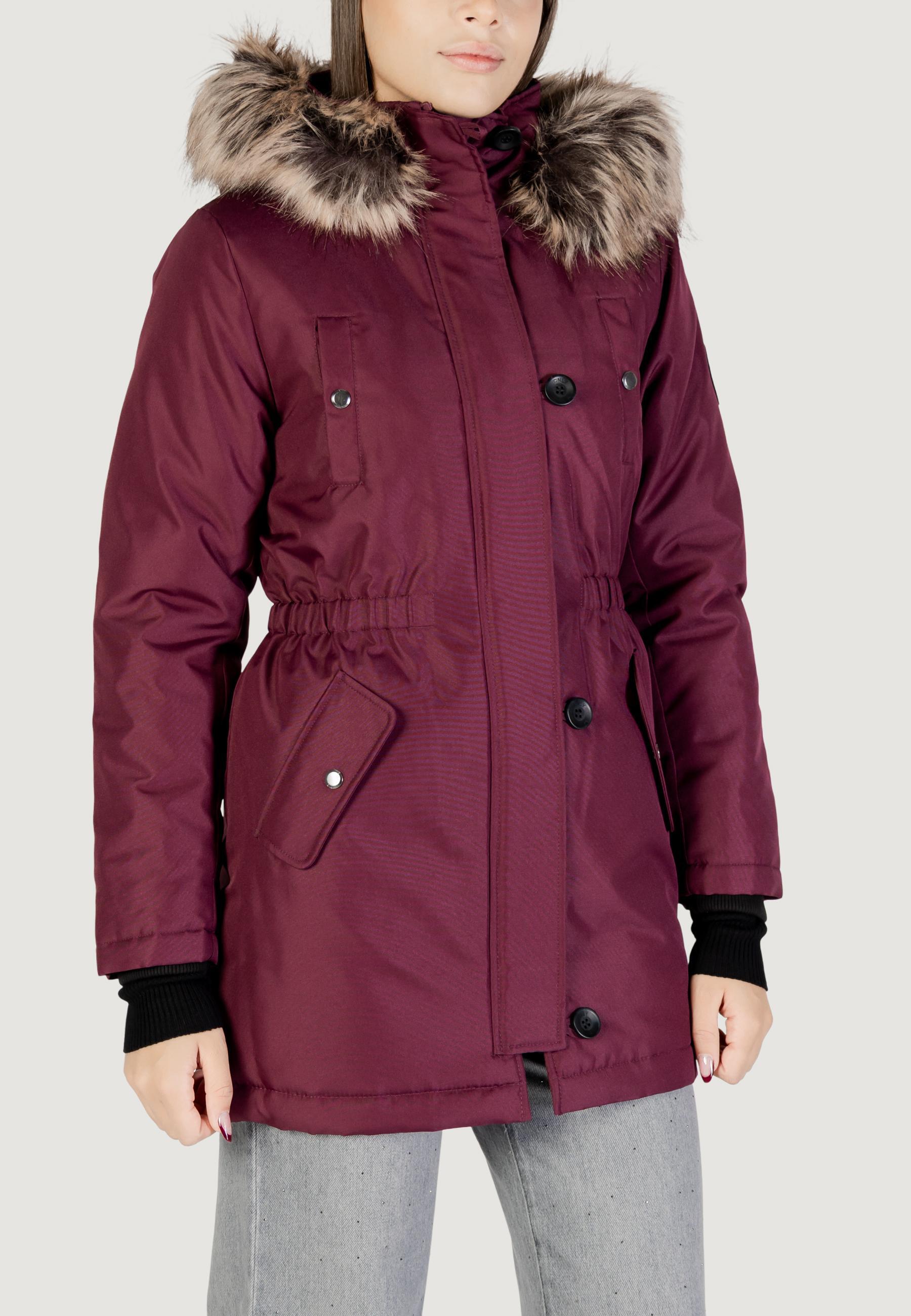 parka ONLIRIS FUR WINTER PARKA CC 2023 OTW FEMME bordeaux | Decathlon