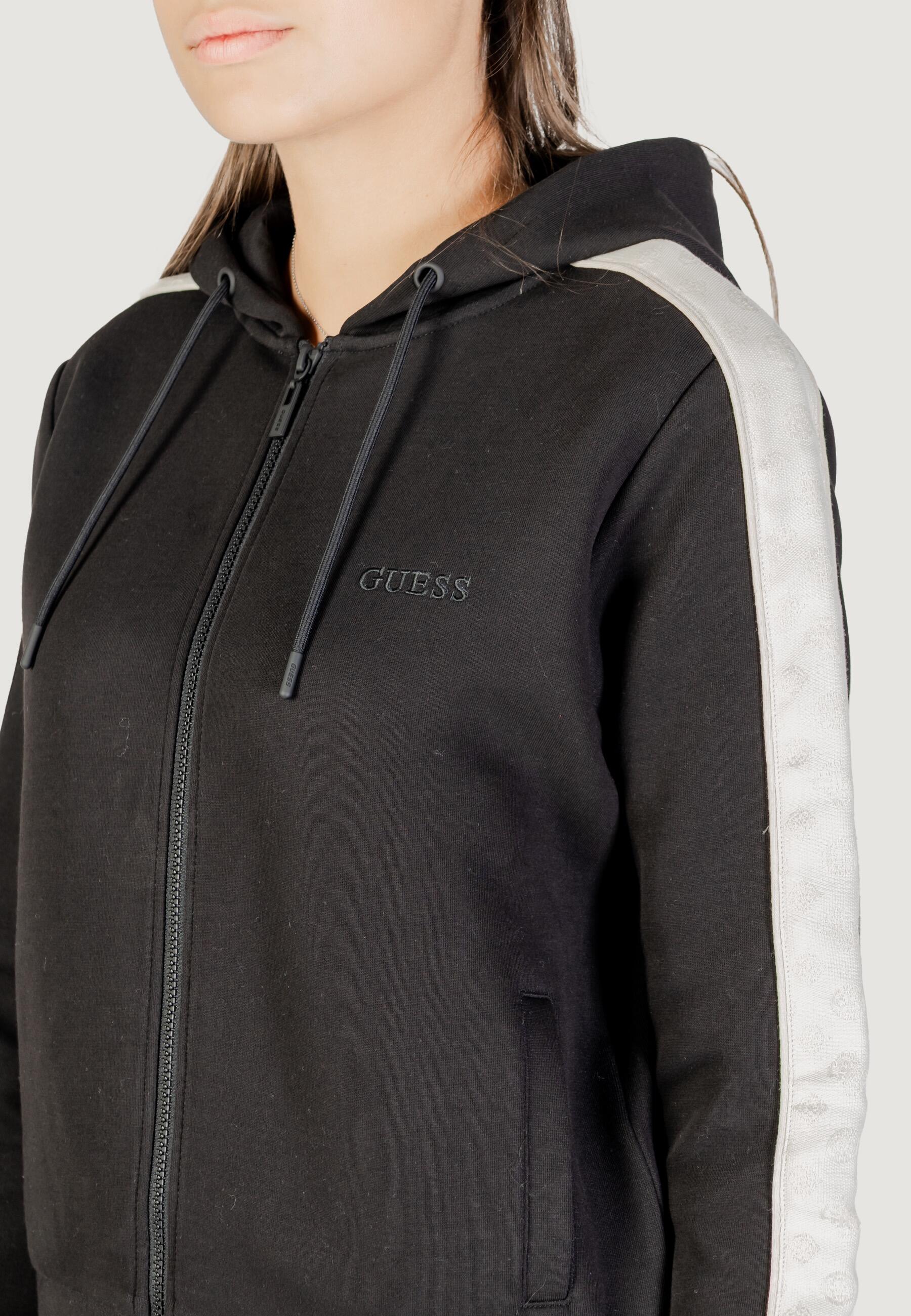 Felpe Donna MARYELLA FULL ZIP SWEATSHIRT Nero GUESS ACTIVE | Decathlon