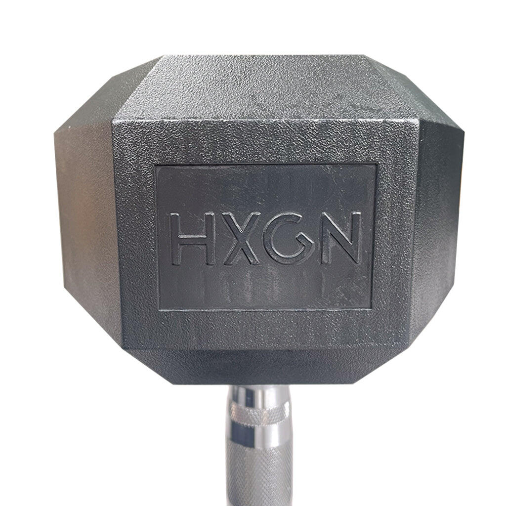 HXGN 2 x 25kg Pro Hex Dumbbells (Pair) HXGN | Decathlon