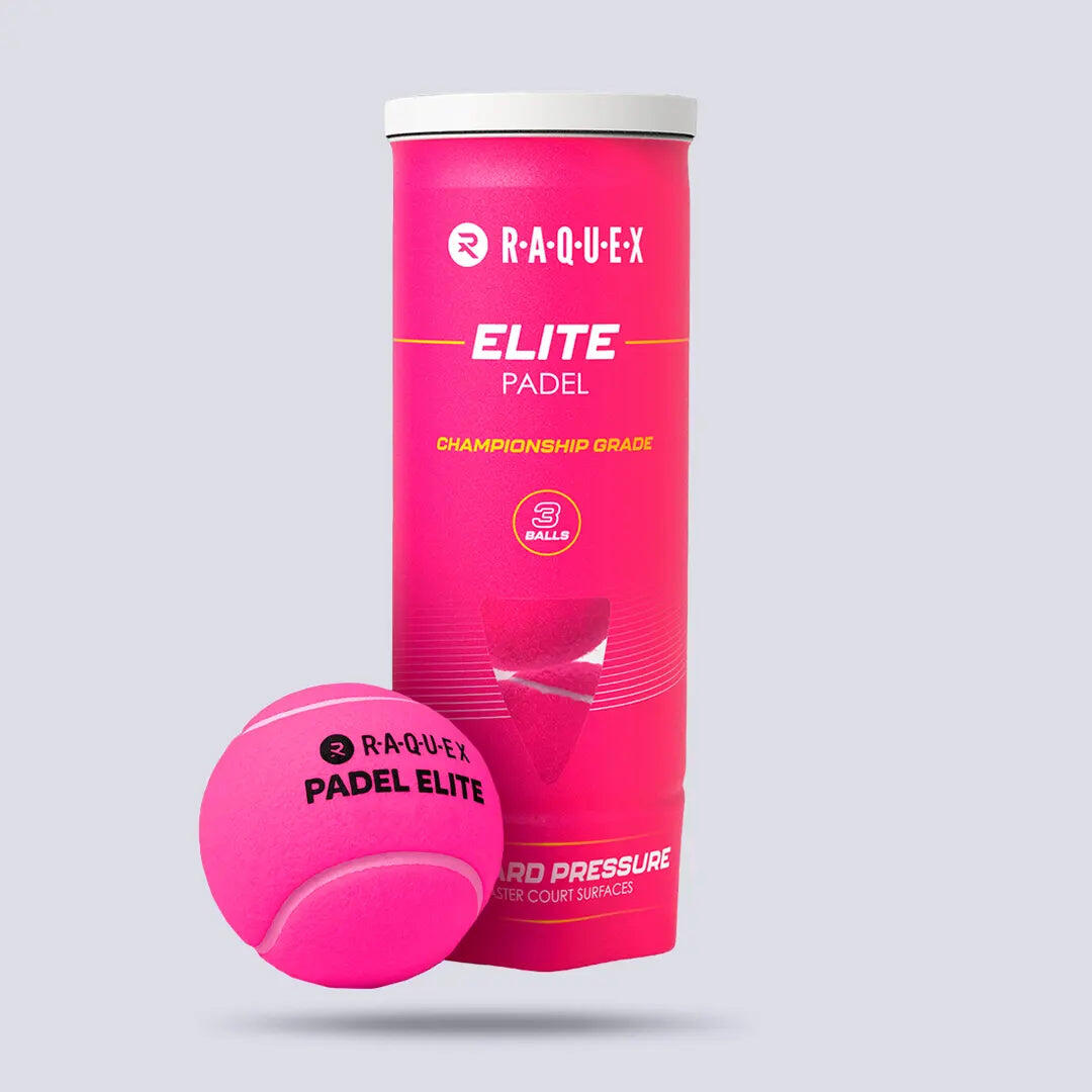 Raquex Elite Pink Padel Balls - Tube of 3 RAQUEX | Decathlon