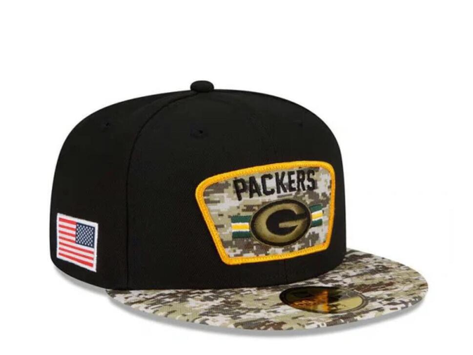 Green Bay Packers Cap Adult NFL New Era American Football Snapback ...