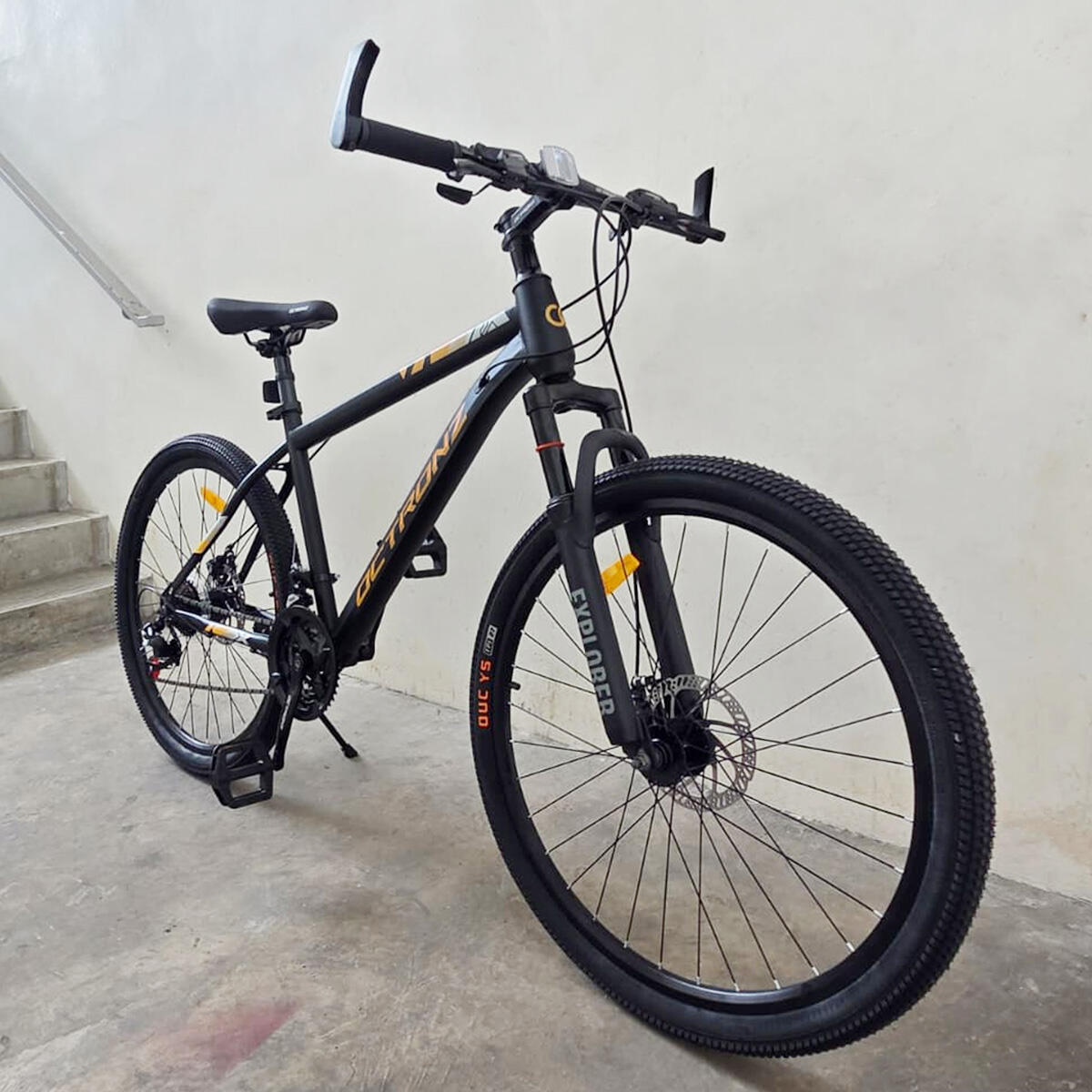 Octronz eXplorer Mountain Bike X26-S (Black-Yellow) - 21 Speed MTB