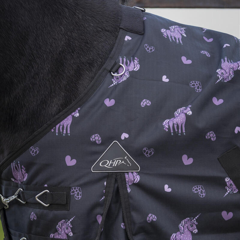Outdoor-Decke für Pferde QHP Lize 100g | QHP | Decathlon.ch