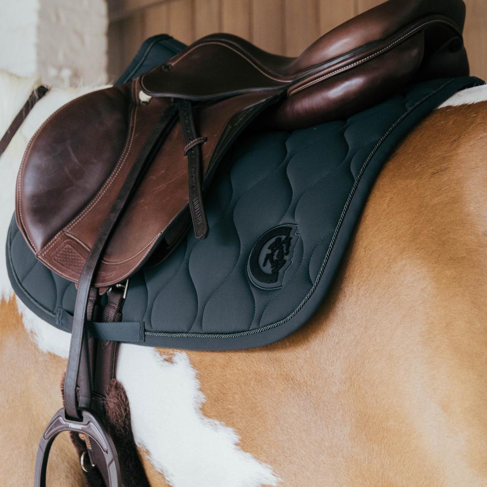 Saddle Pad wave 3D show jumping Pine green KENTUCKY HORSEWEAR | Decathlon