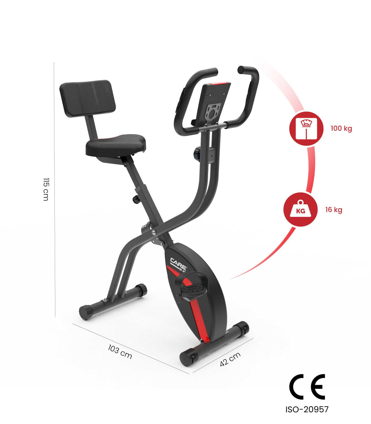 Klappbarer Heimtrainer - CARE - CV-315 | Decathlon