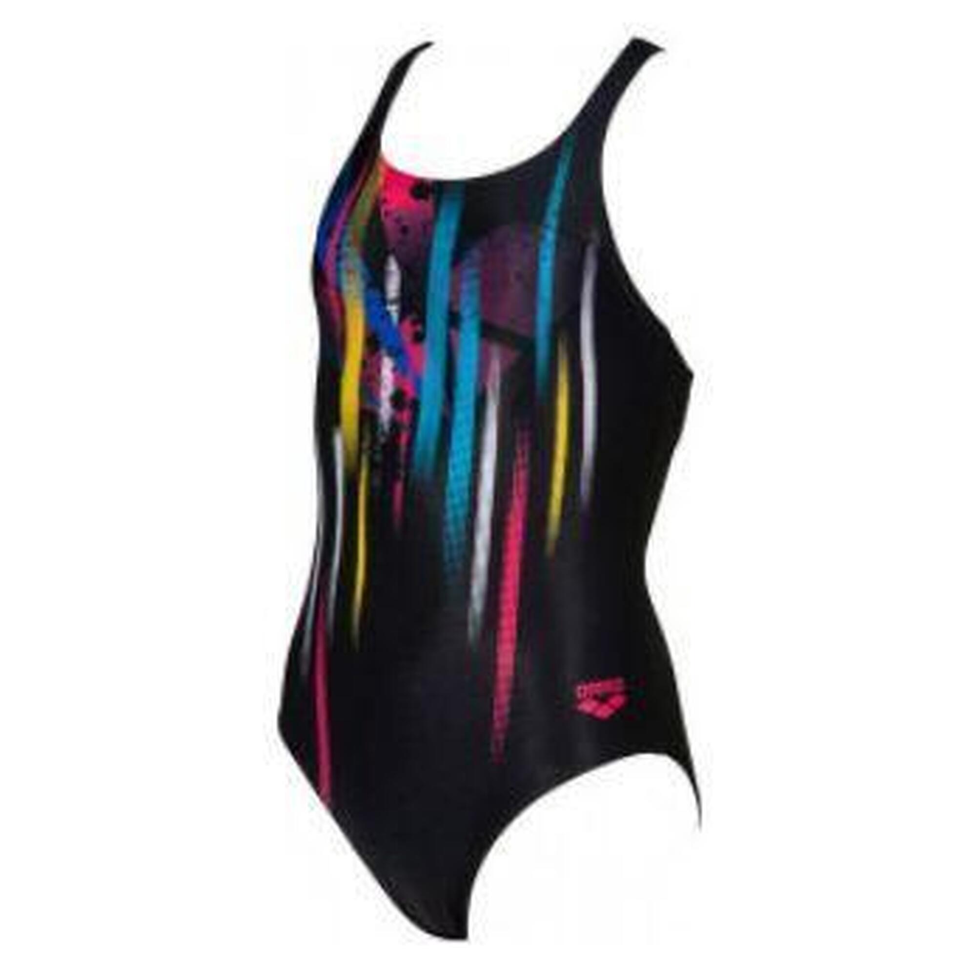 Maillot de Bain 1‑pièce Fille Arena Revelation Pro Back Noir/Turquoise ...
