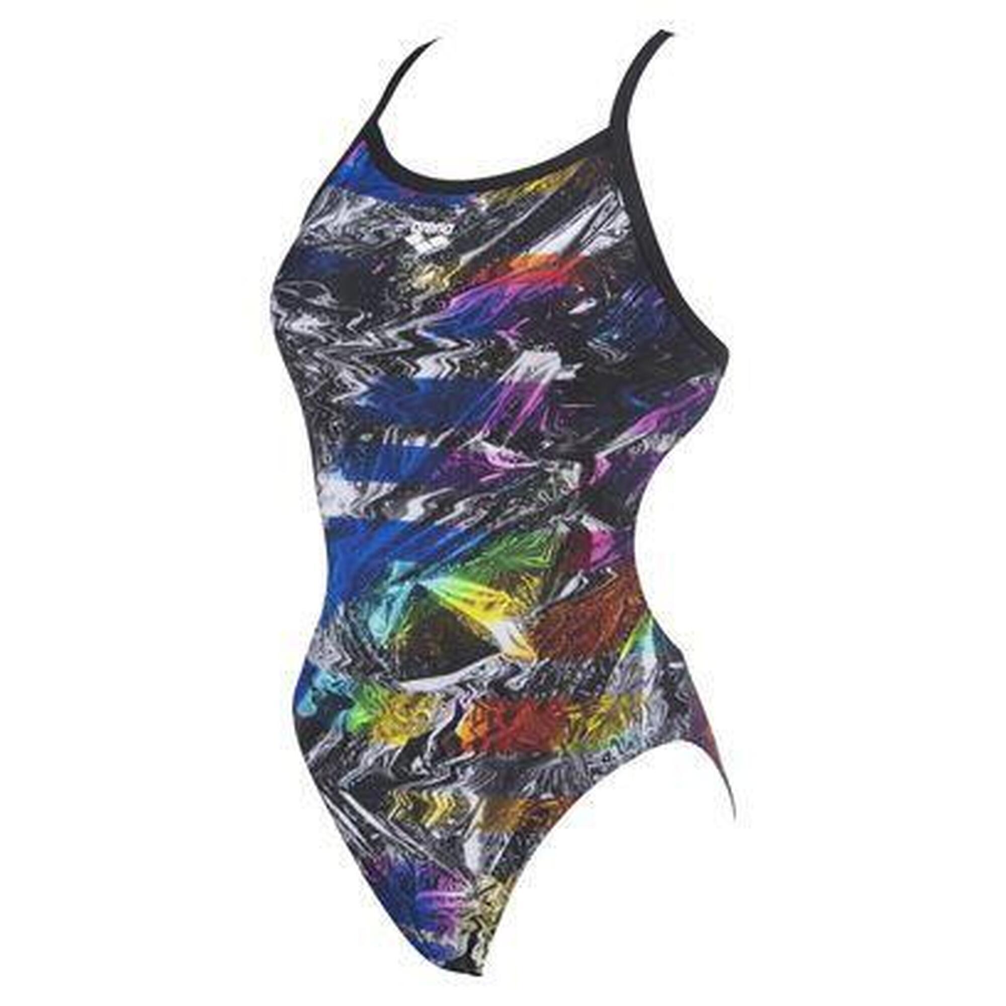 Maillot de Bain Une-pièce Femme Arena Iridiscent Challenge Back One ...