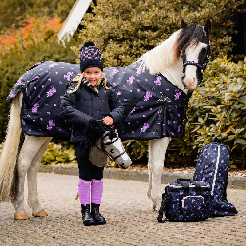 Outdoor-Decke für Pferde QHP Lize 100g | QHP | Decathlon.ch