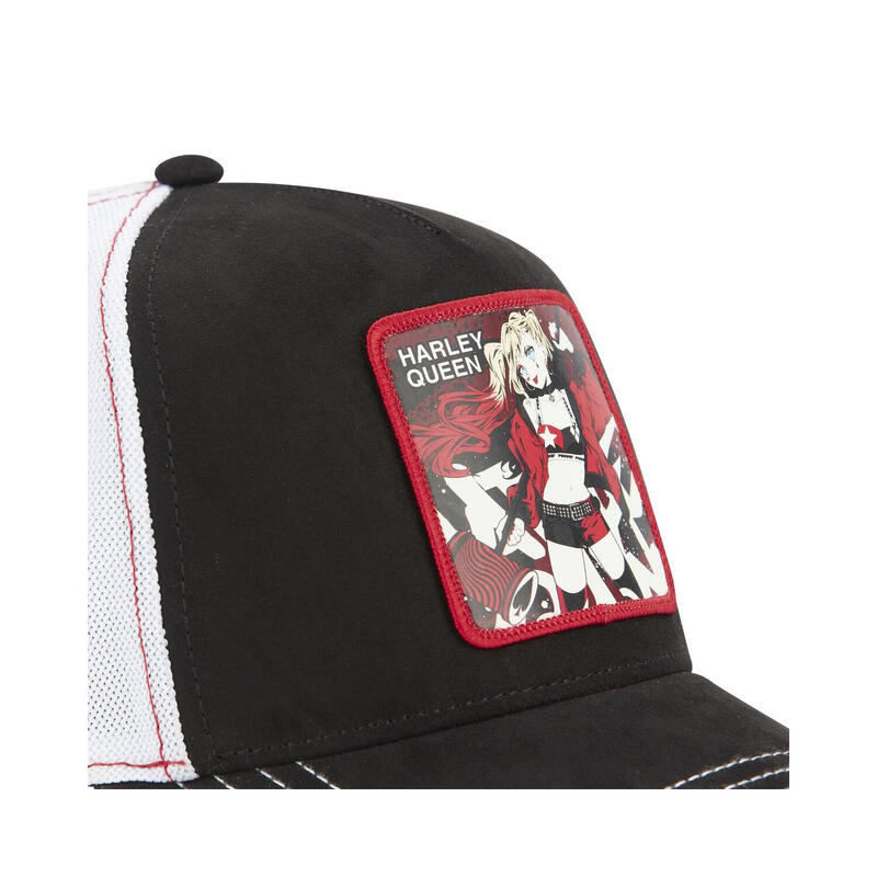 Casquette trucker premium en suédine avec filet DC Comics Queen CAPSLAB ...