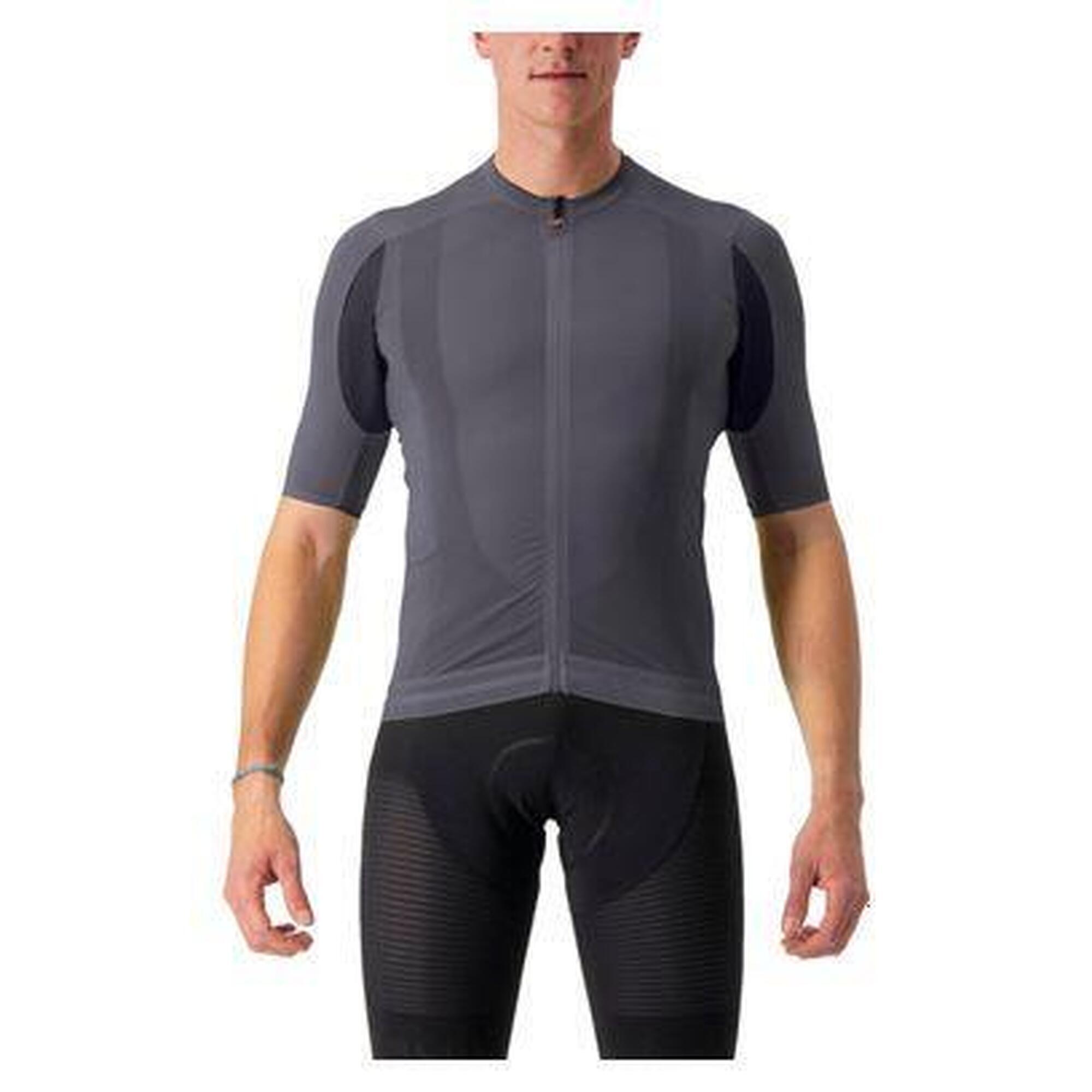 Maillot manches courtes Castelli Superleggera 3 gris foncé CASTELLI ...