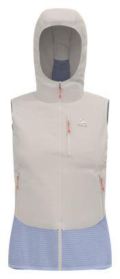 ODLO Ascent Damen Hybrid-Weste Grau/Mintblau | Decathlon