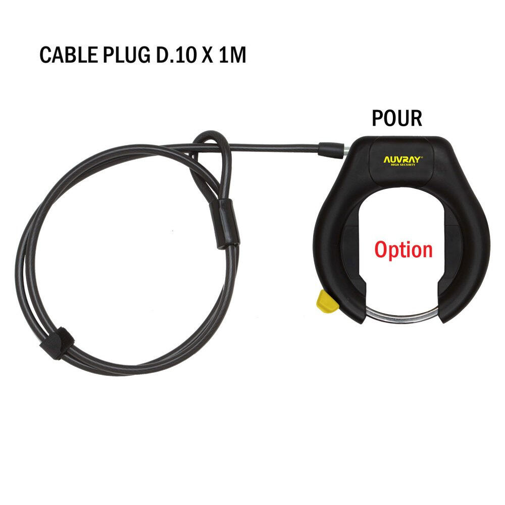 Cable lock Auvray Mega Lock Long. 100 Ø10 AUVRAY | Decathlon