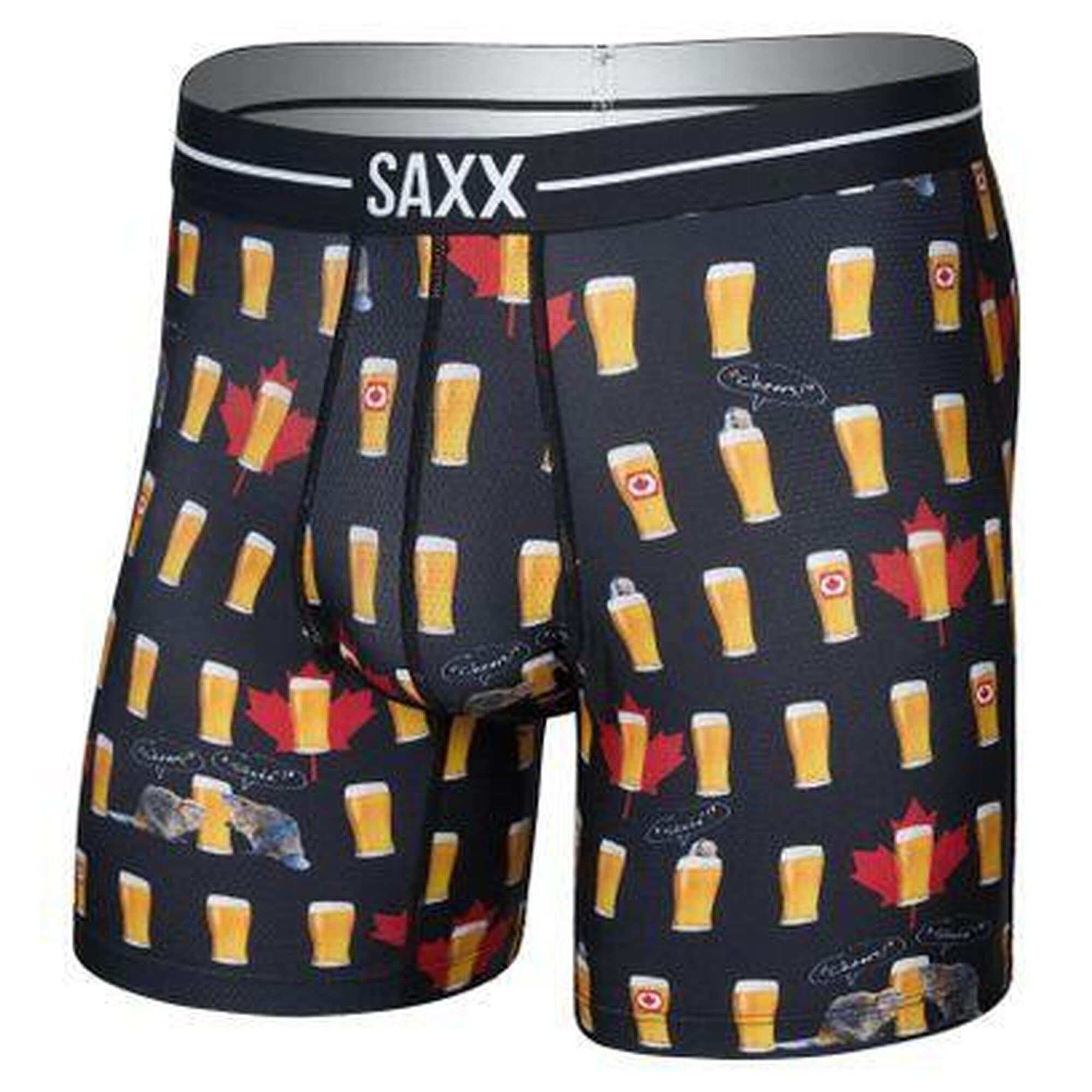 Boxer Saxx Volt Mesh respirant Cheers Canada/Noir SAXX | Decathlon