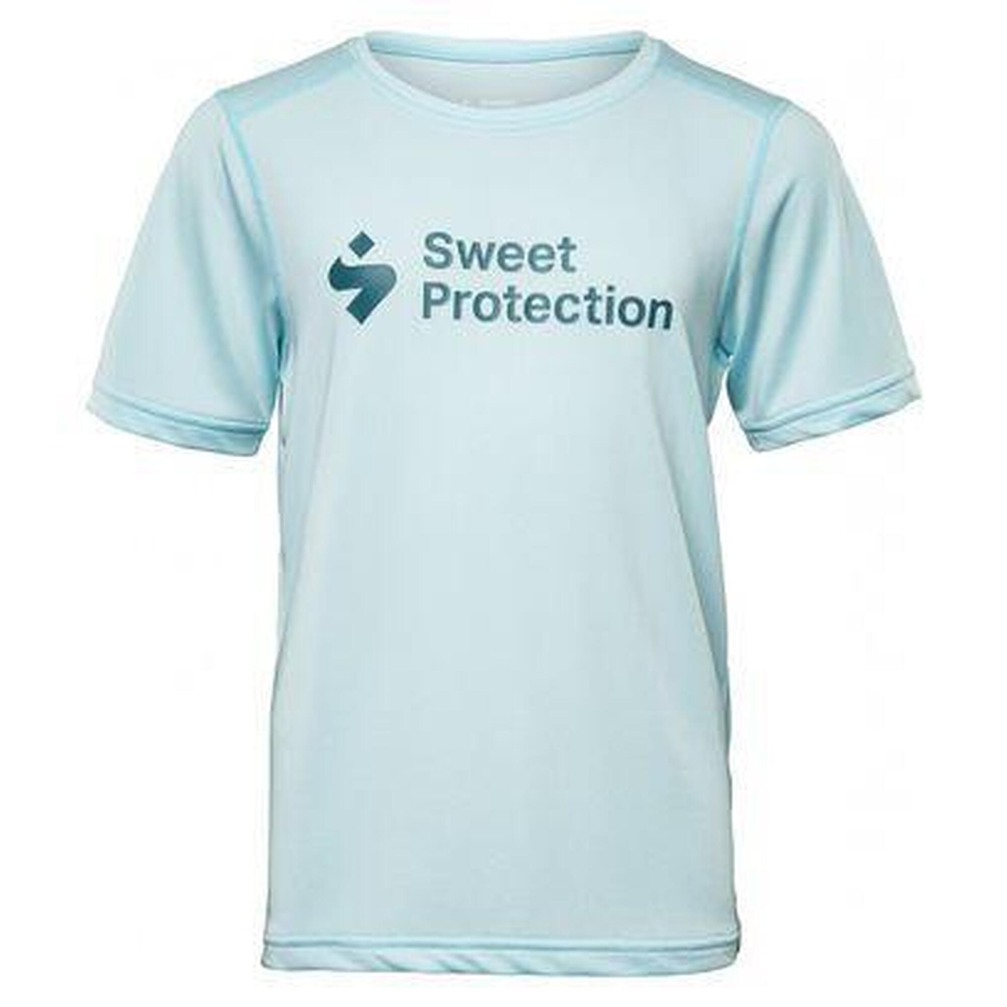 Maillot Junior Sweet Protection Hunter Manches Courtes Bleu Clair SWEET ...
