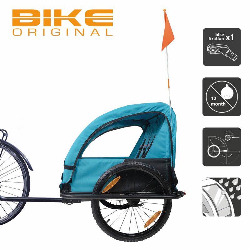 Remorque Vélo Enfant 2 Places Kiid Adventure 2 BIKE ORIGINAL | Decathlon