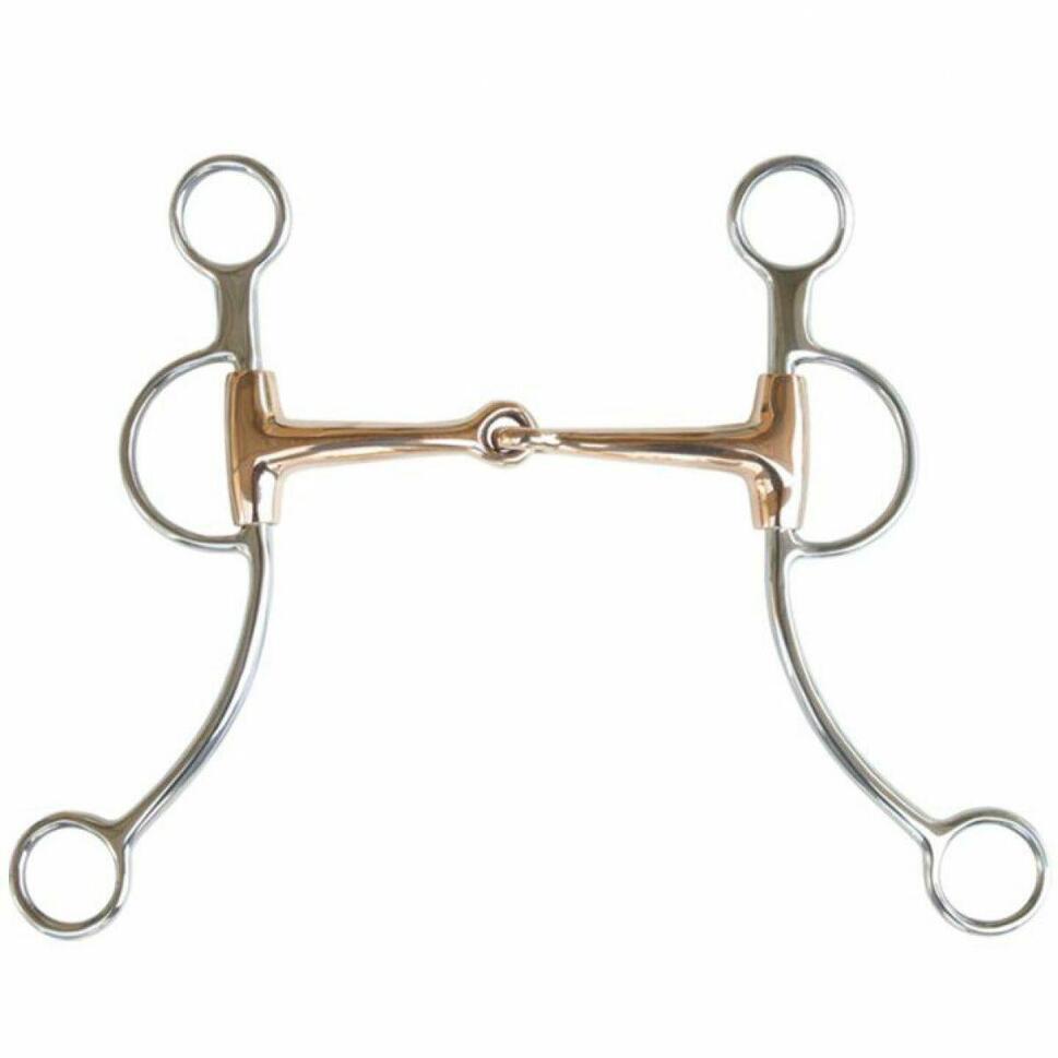 Hoofdstel bit voor gebroken paard koperen loop Brad Ren's BRAD REN | Decathlon