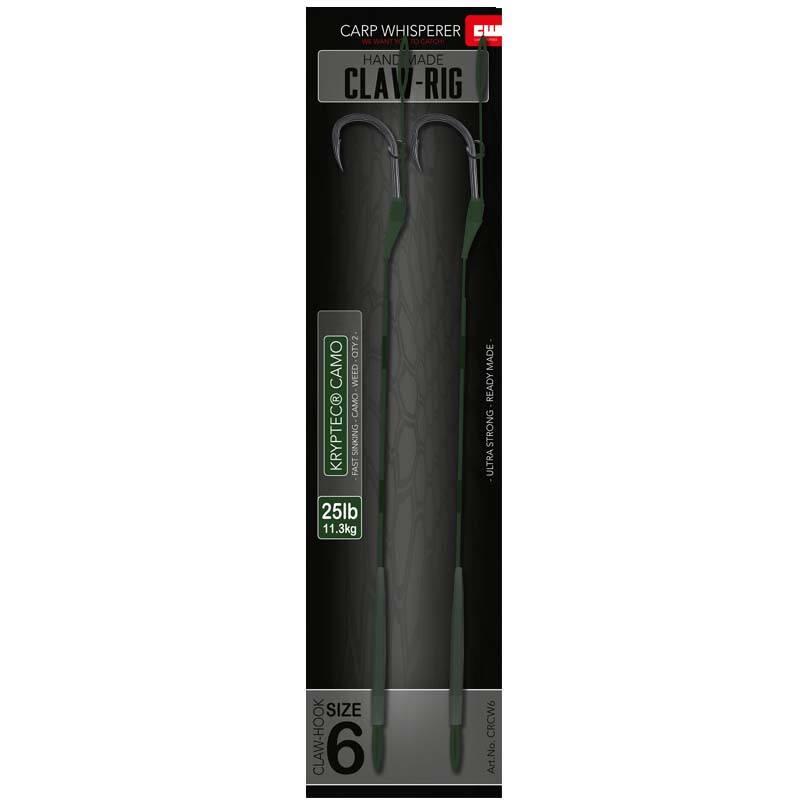 Carp Whisperer - Claw Rig - Haak maat: 6 - 2 stuks - Weed | Decathlon