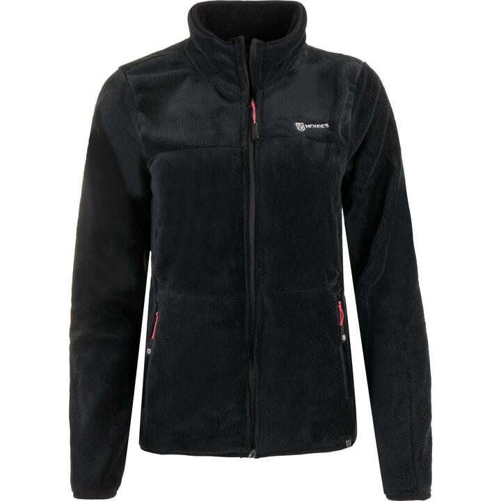 MCKEES Civetta női zip pulóver, fekete, S YENKEE - Decathlon