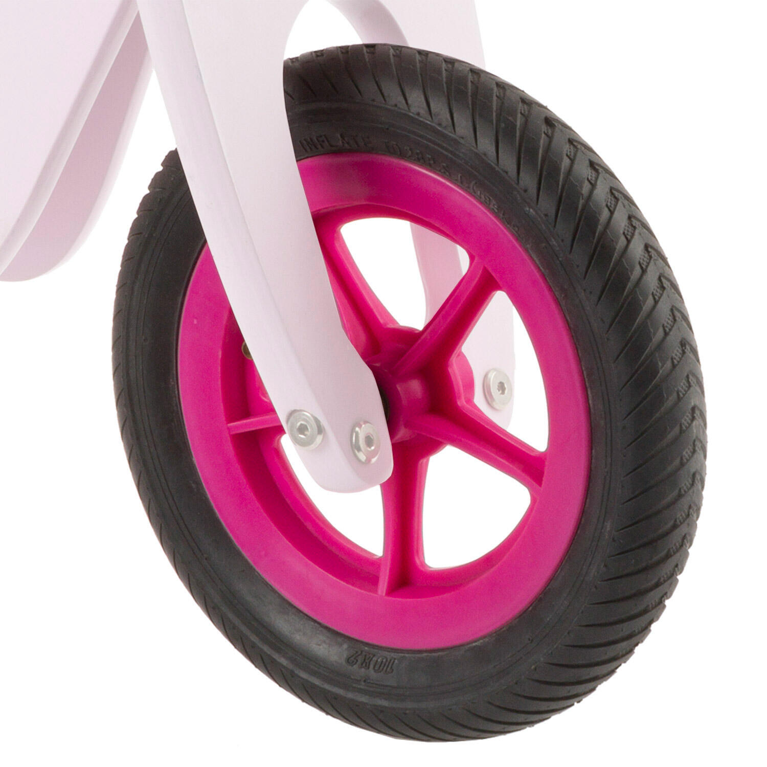 Balance Bike Wood Vespa Pink | Decathlon
