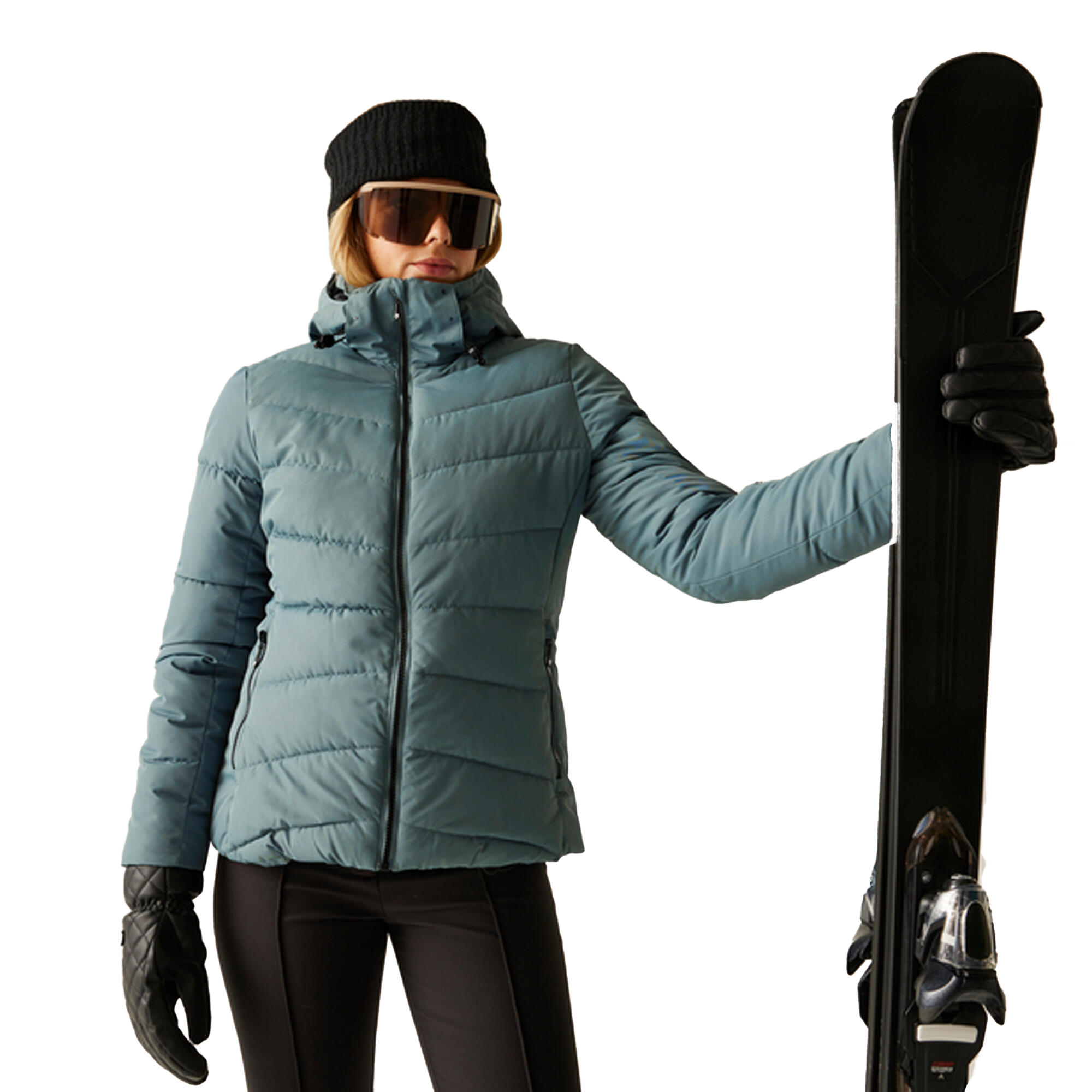 Womens/Ladies Glacier Ski Jacket (Element Grey) | Decathlon