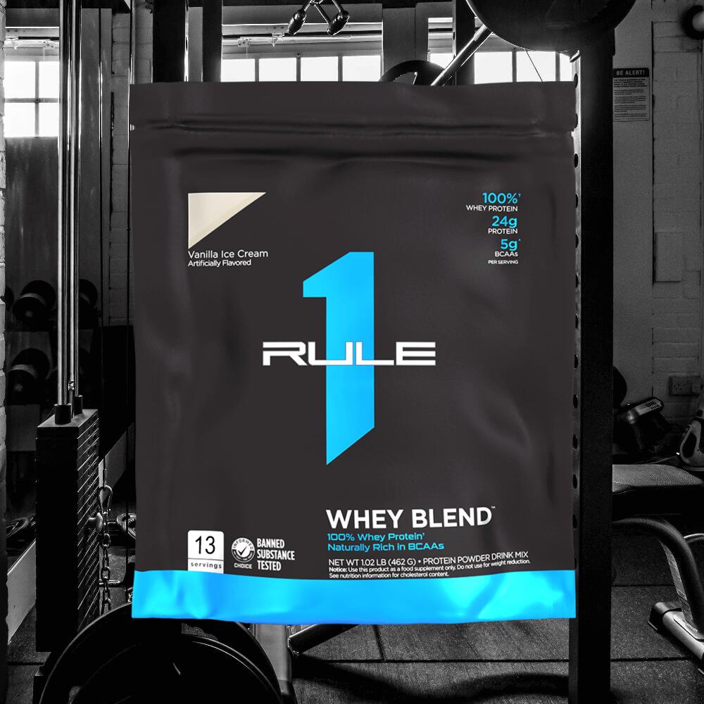 Rule1 R1 Whey Protein (1lb) Vanilla Ice Cream - Proteine RULE1 | Decathlon