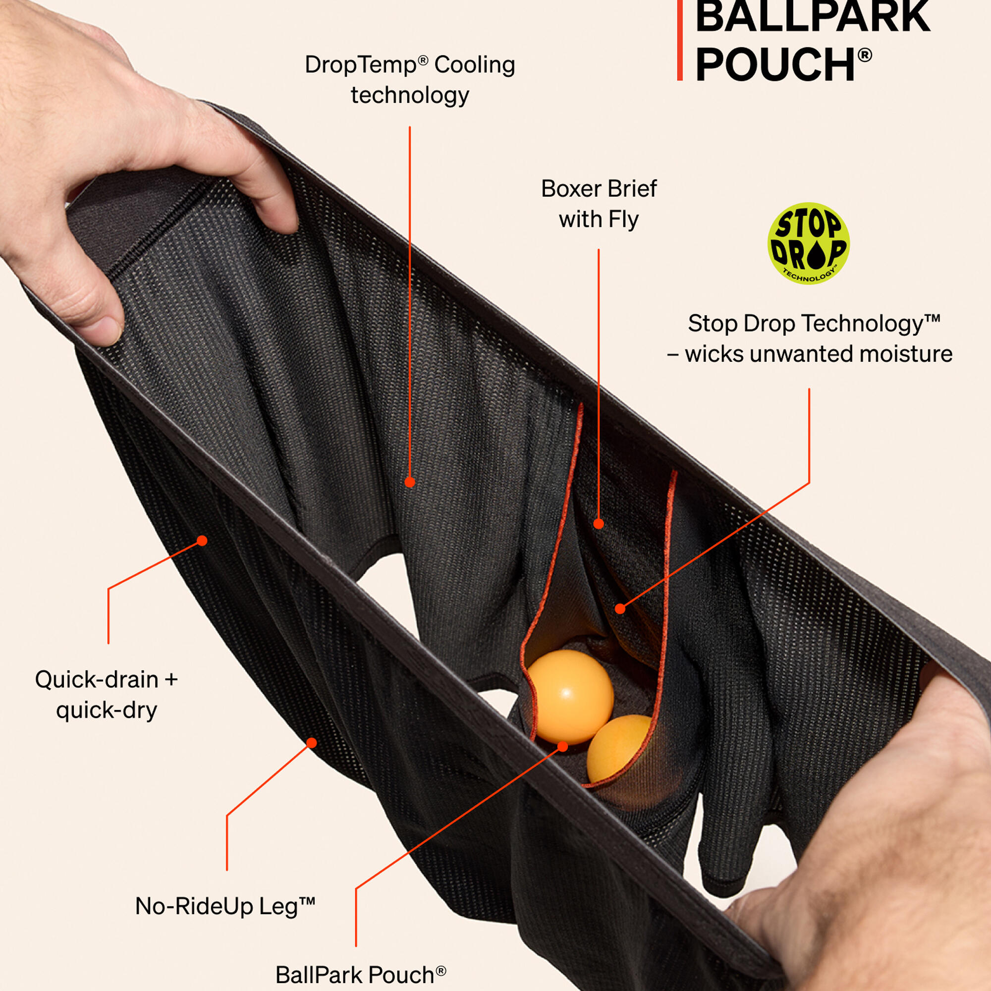 Men's SAXX Quest 6" Quick Dry Mesh Boxer Briefs SAXX | Decathlon