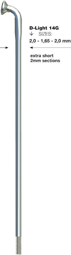 Sapim spaak d-light spoke d-loght sst db 2x165x258mm b | Decathlon