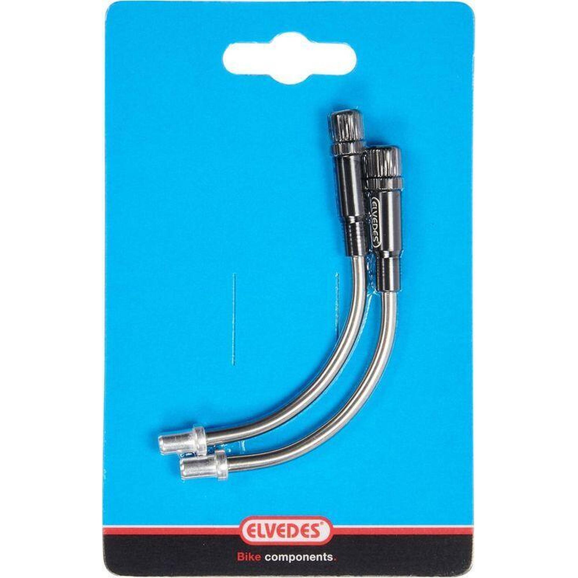 Braque en V réglable plie à 90 ° en acier inoxydable (2 pièces ELVEDES ...