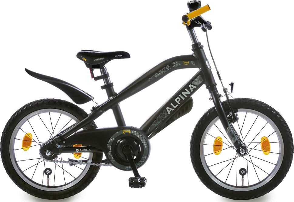 Alpina Trial J16 Kinderfahrrad 16 Zoll Space Black Matt | Decathlon