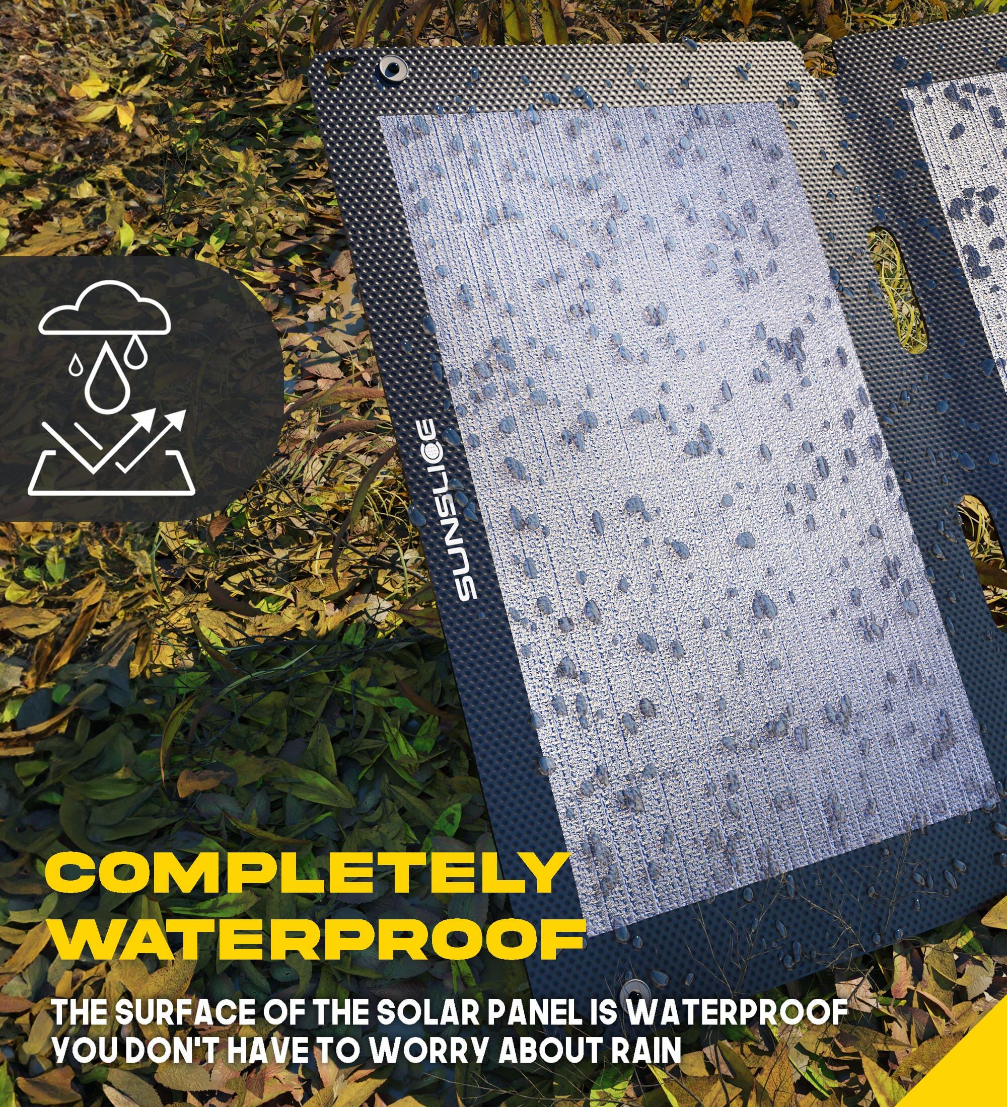 Sunslice Fusion Flex 12 Portable Solar Panel — 12W Foldable, Flexible ...