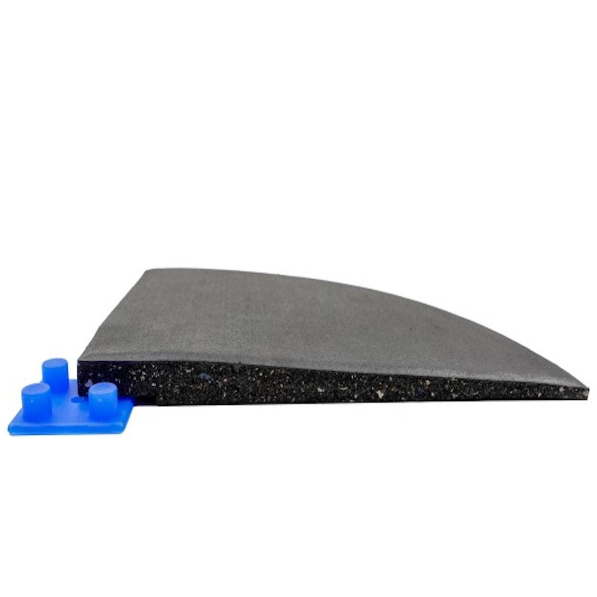 Eckbordüre für Gummiboden "Connect Tiles Corner" 50x50cm Stockz ...