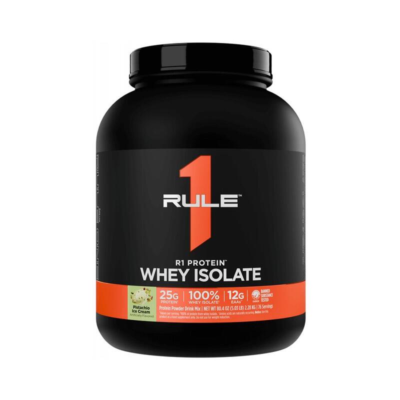 Rule1 R1 Protein Whey Isolate (5lbs) Lightly Salted Caramel - Protéines ...