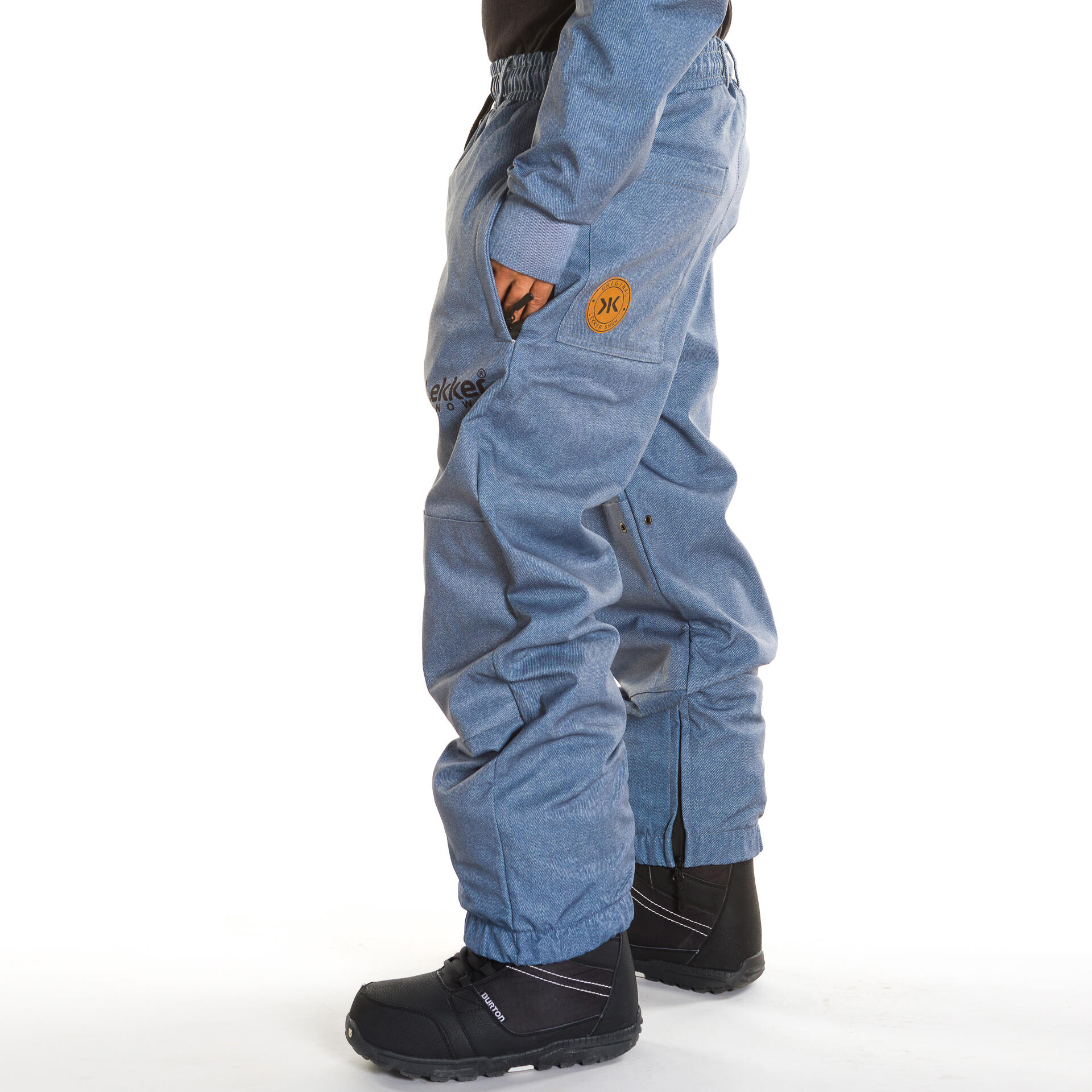 Pantaloni da sci snow Kids Granite Storm 10K grigio denim LEKKER SNOW ...