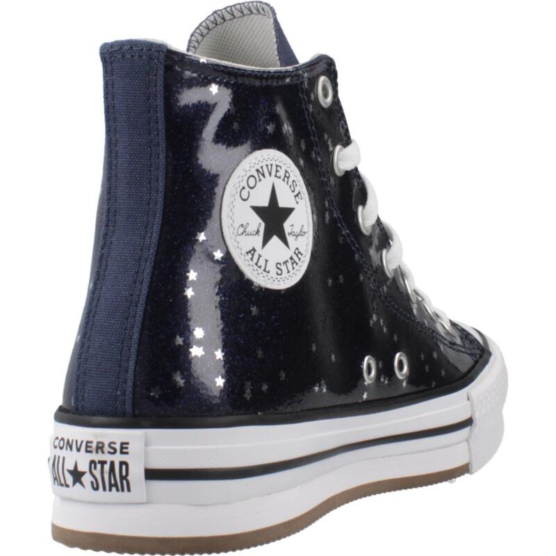 Baskets Converse Modèle Chuck Taylor All Star Eva Lift Hi Couleur Bleu ...