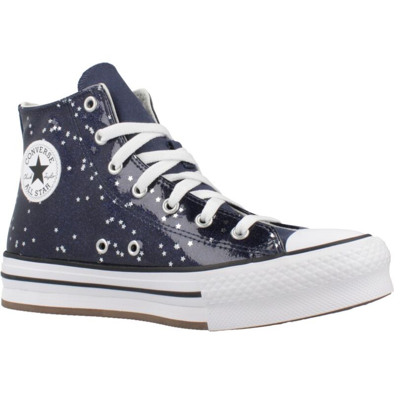 Baskets Converse Modèle Chuck Taylor All Star Eva Lift Hi Couleur Bleu ...