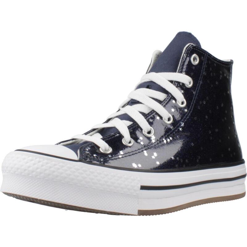 Baskets Converse Modèle Chuck Taylor All Star Eva Lift Hi Couleur Bleu ...