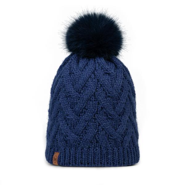 Czapka BUFF KNITTED & FLEECE BAND BEANIE CARYN MIDNIGHT BUFF | Decathlon