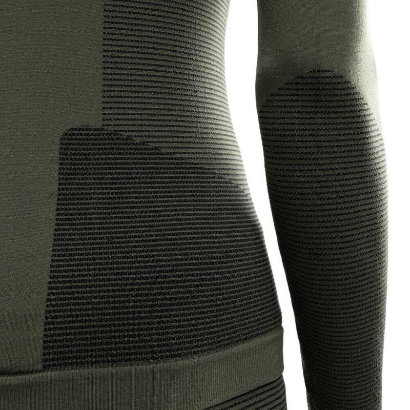SIROKO - Men Winter sports compression base layer top Pretzel Green ...