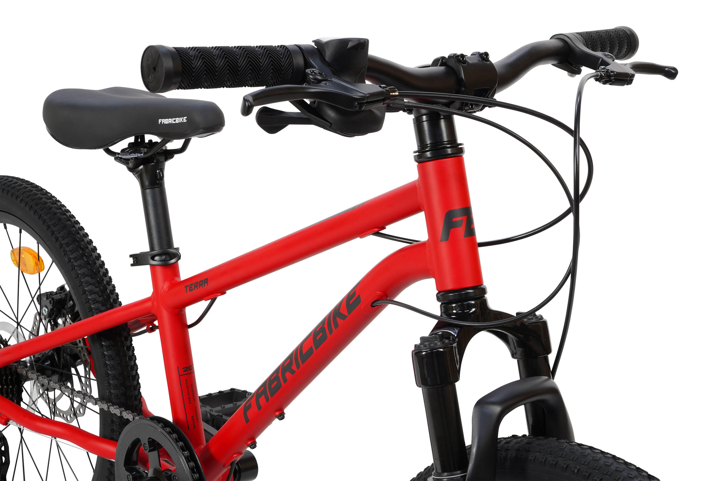 FABRICBIKE Terra - VTT 20'' enfant 6-8 ans, 7V. Matte Red FABRICBIKE ...